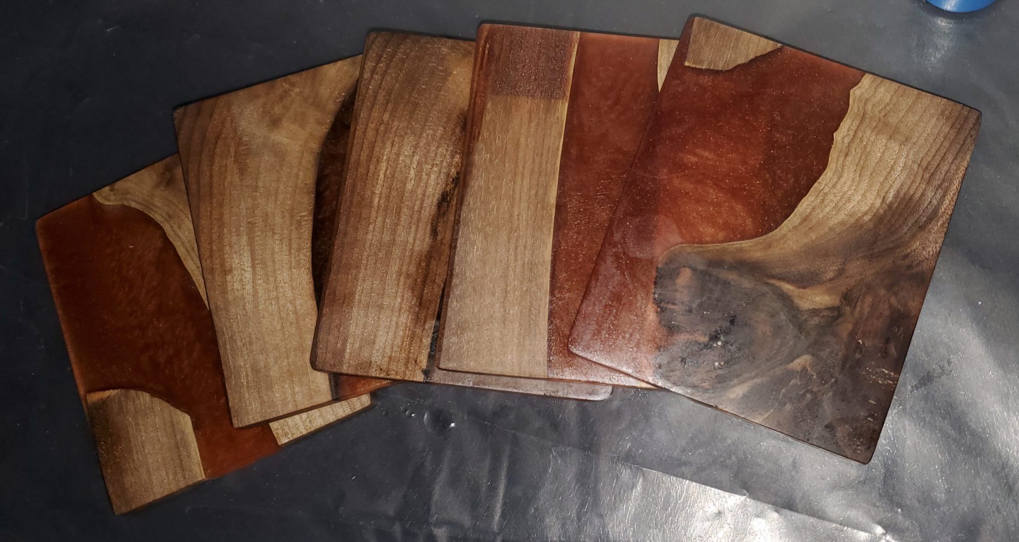 Pour Some Live Edge Epoxy Coasters - Craft Construct Create